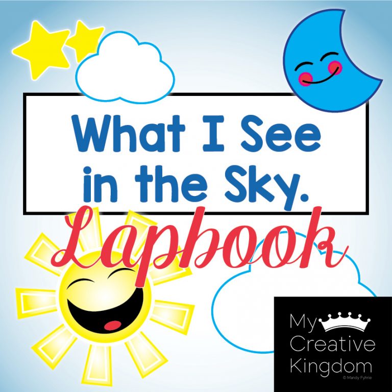 What I see in the Sky Kindergarten Journeys Unit 4 Lesson 15 Lap book ...