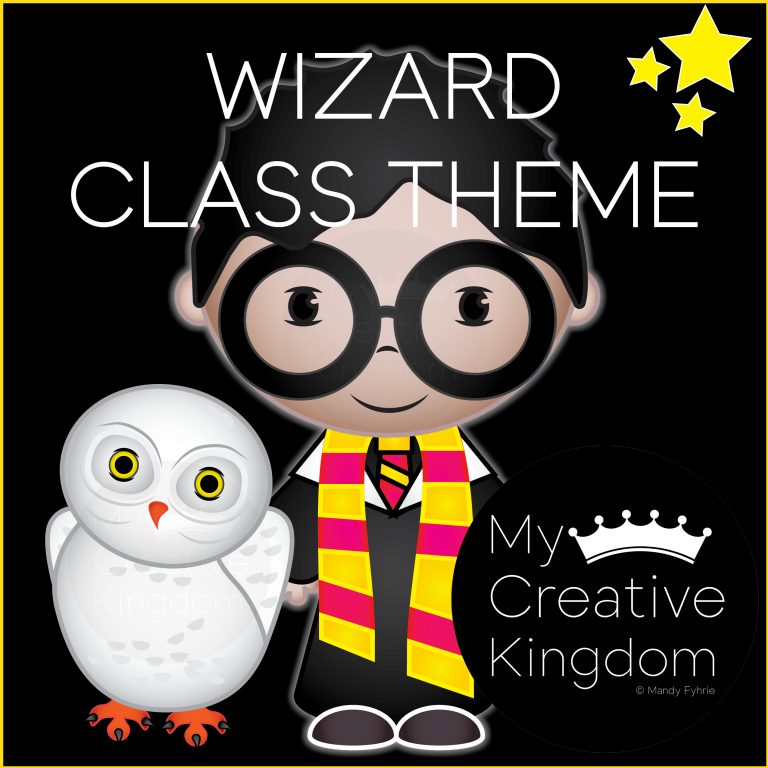 EDITABLE PDF Wizard Class Theme Mega Bundle - My Creative Kingdom