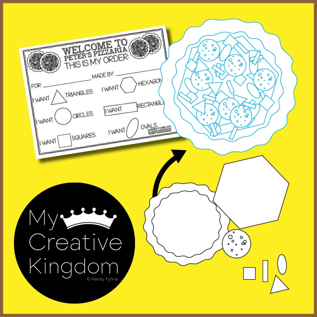 Pizza Shape Craftivity - My Creative Kingdom