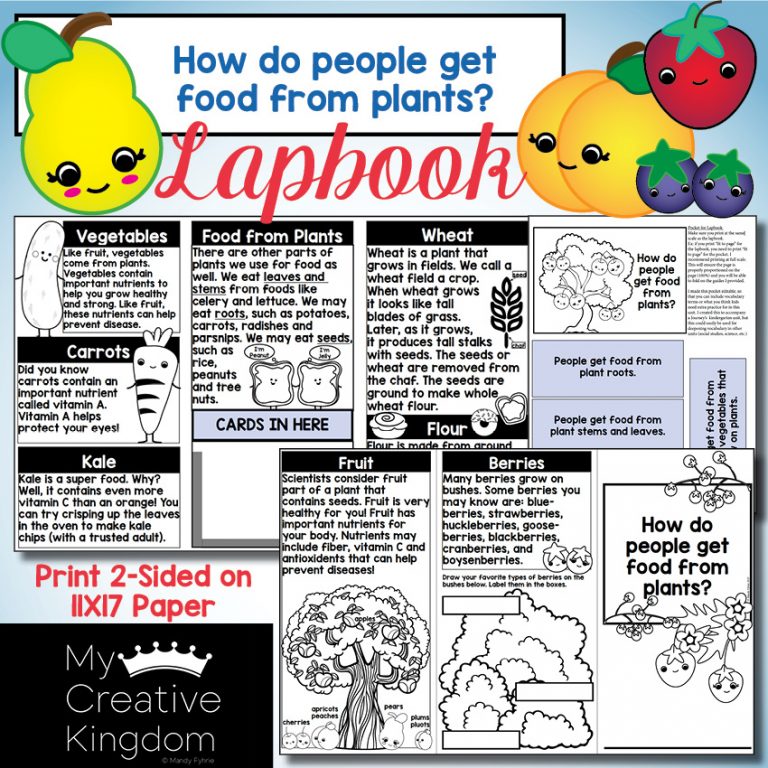 How We Get Food from Plants Kindergarten Journeys Unit 5 Lesson 25 Lap ...