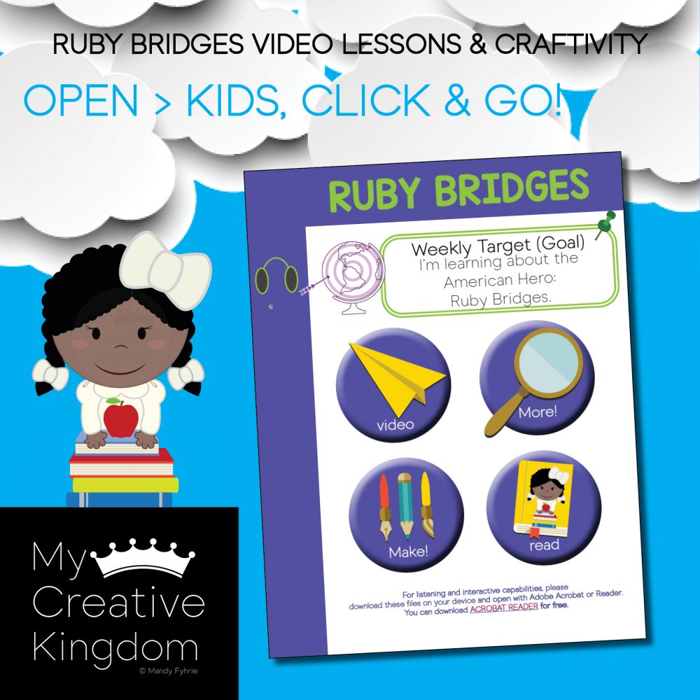 Ruby Bridges Black History Craftivity & Lesson Videos for Distance ...