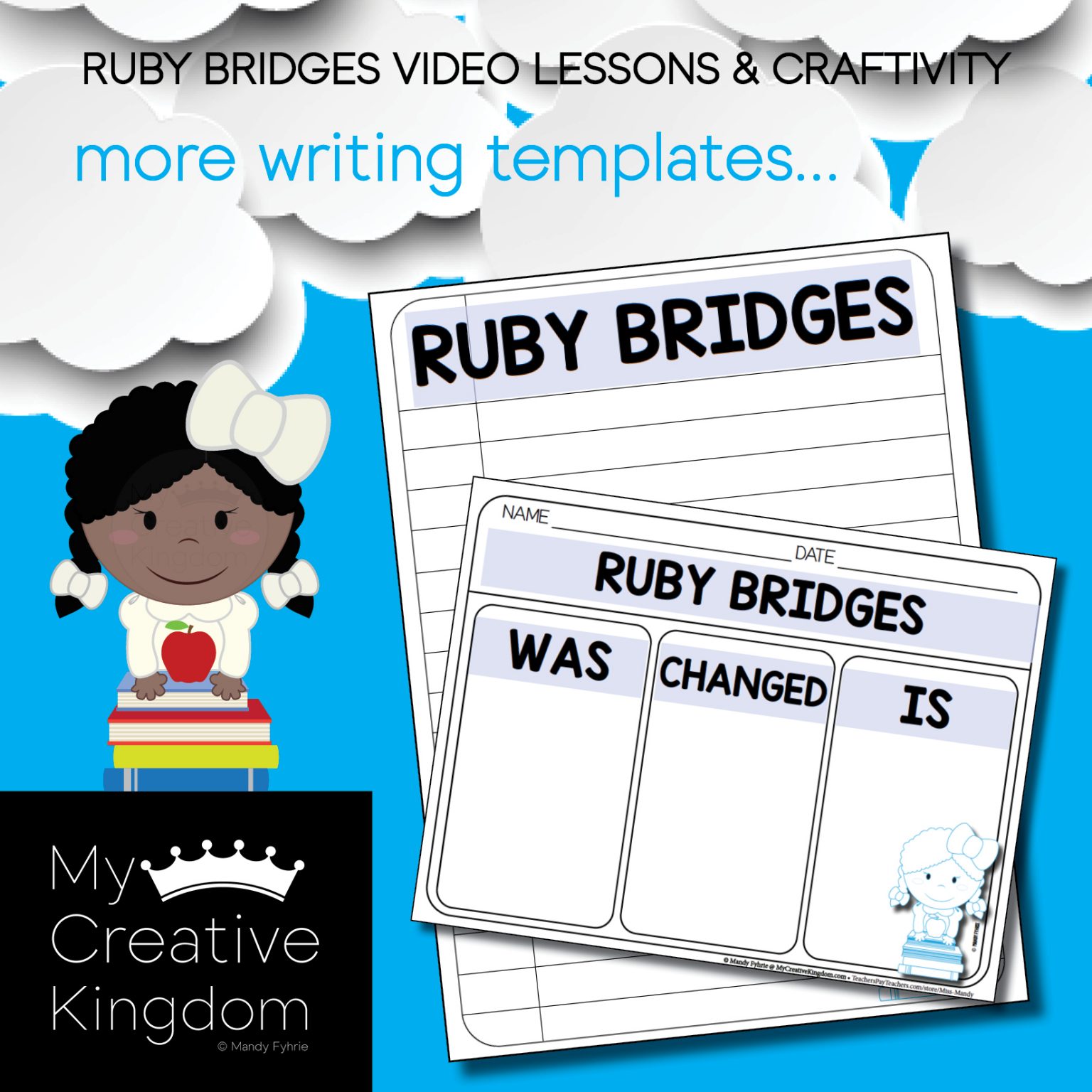 Ruby Bridges Black History Craftivity & Lesson Videos for Distance ...
